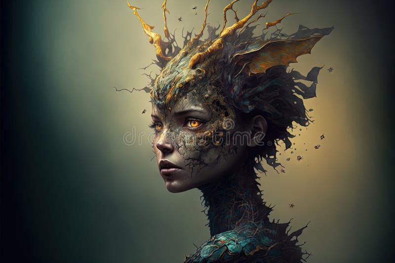 Fantasy Monster Charachter Half Human Half Animal Illustration ... Fantasy Monster Charachter Half Human Half Animal Illustration ...