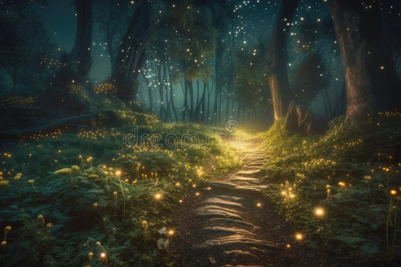 A Jar Filled with Fireflies, Their Twinkling Lights Illuminating the ...