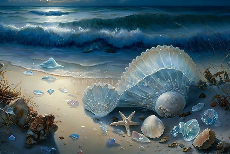 Magic Seashells Stock Illustrations – 264 Magic Seashells Stock ...