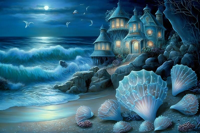 Magic Seashells Stock Illustrations – 264 Magic Seashells Stock ...