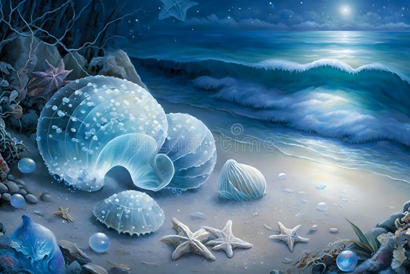 Magic Seashells Stock Illustrations – 264 Magic Seashells Stock ...