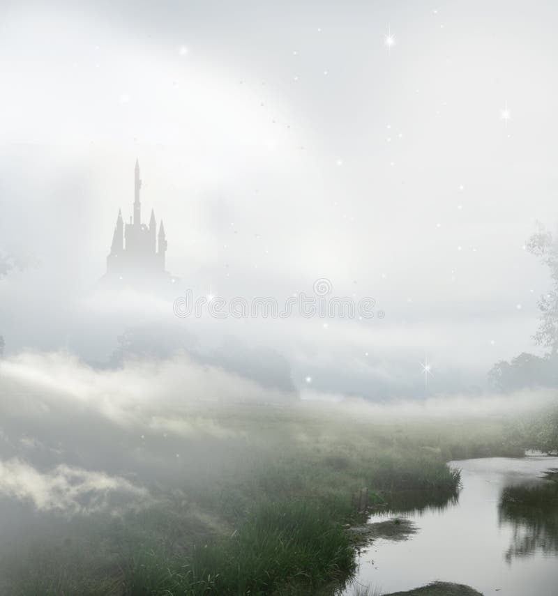 Fantasy Palace from Magic Woods Stock Image - Image of dream, castle ...