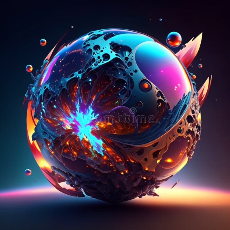 Fantasy Planet. 3d Vector Illustration. Futuristic Planet Stock ... Fantasy Planet. 3d Vector Illustration. Futuristic Planet Stock ...