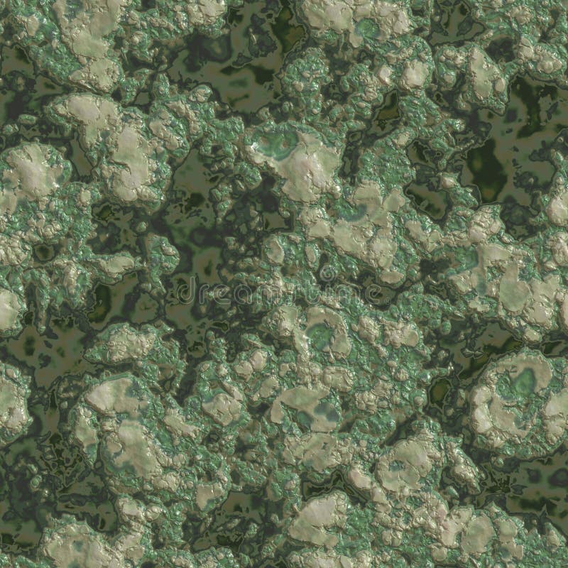 Fantasy Planet Terrain Seamless Texture Or Background Illustration ...