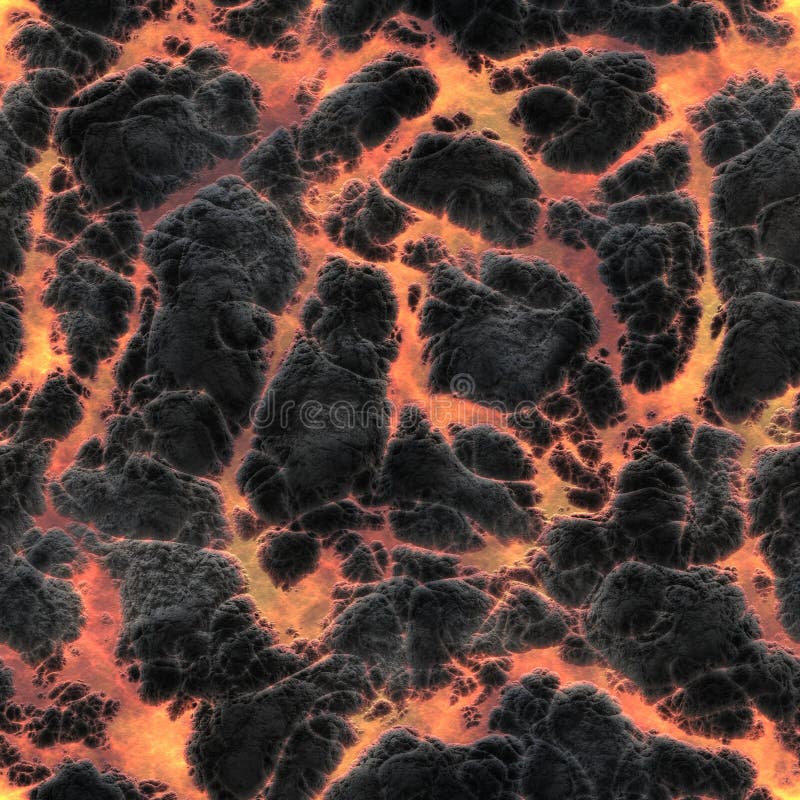 Fantasy Planet Terrain Seamless Texture or Background Illustration ...