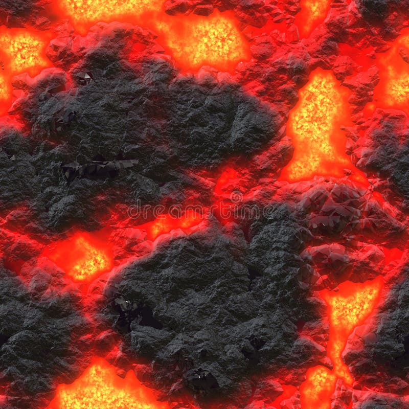 Fantasy Planet Terrain Seamless Texture or Background Illustration ...