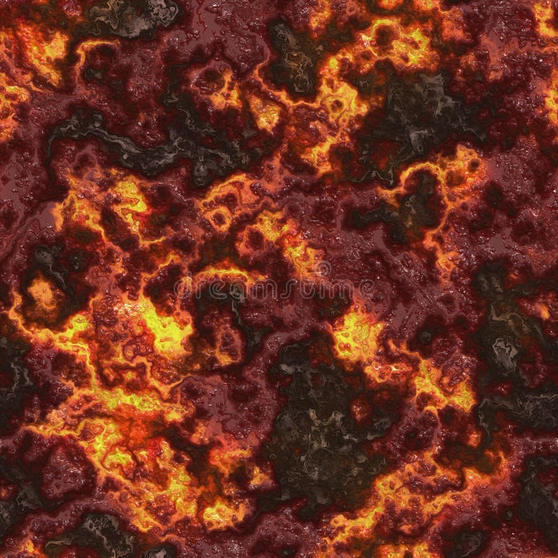 Fantasy Planet Terrain Seamless Texture or Background Illustration ...