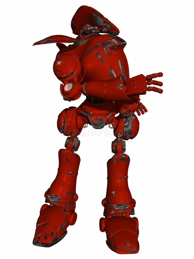 Fantasy Robot stock illustration. Illustration of mechanical - 19910019