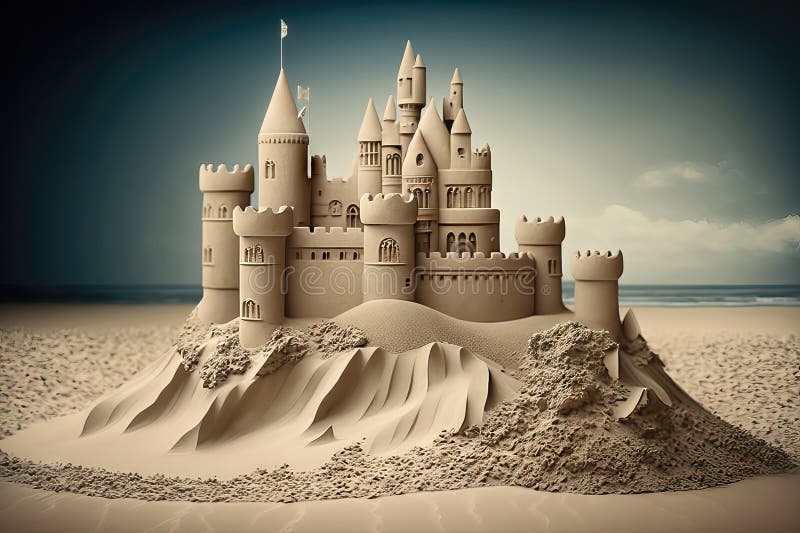 Sandcastle Abstract Stock Illustrations – 63 Sandcastle Abstract Stock ...