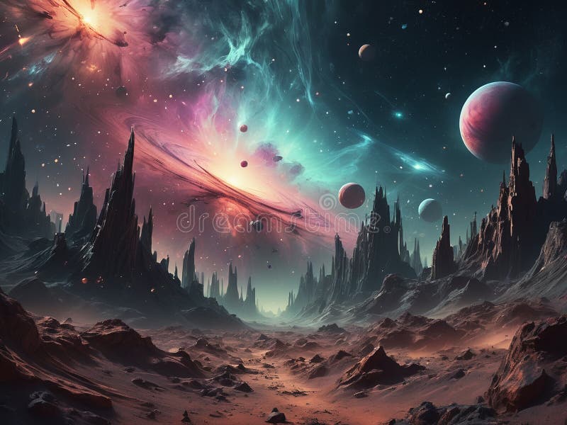 Fantasy Scene with Surreal Elements and Mystical Atmosphere - Generated ...