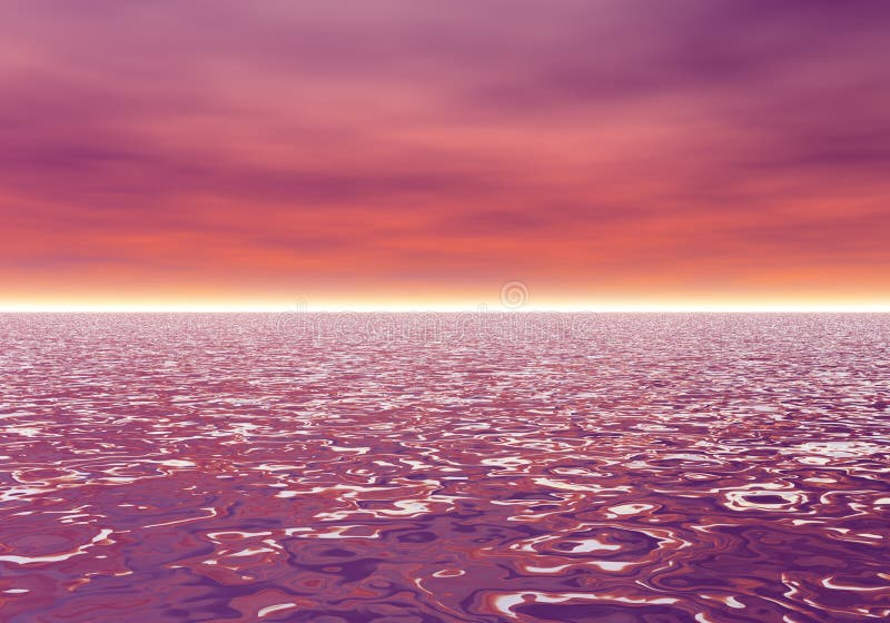 Fantasy sea stock illustration. Illustration of pristine - 19214114