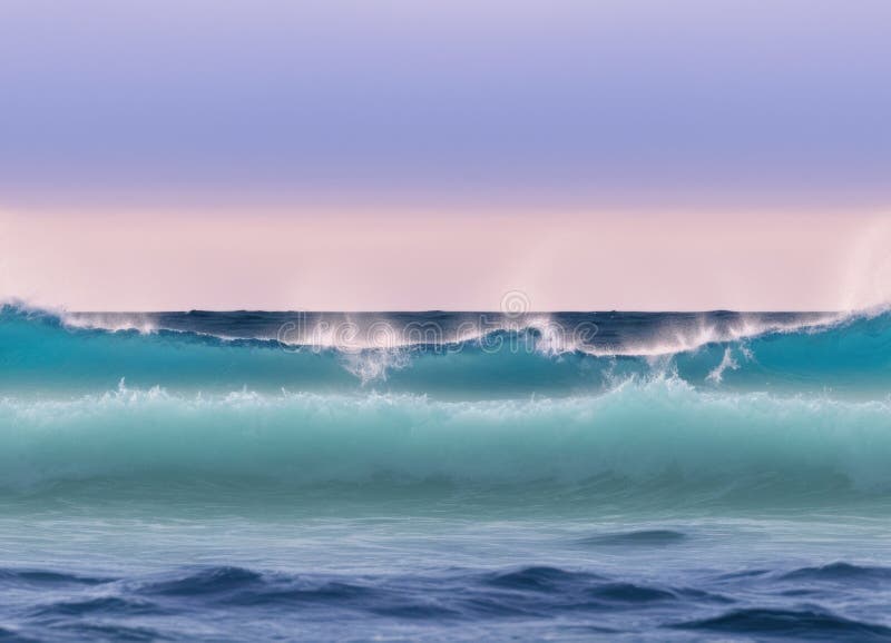 Fantasy Sea Wave Pattern, Seamless, Tileable, Blue Colored Water, White ...