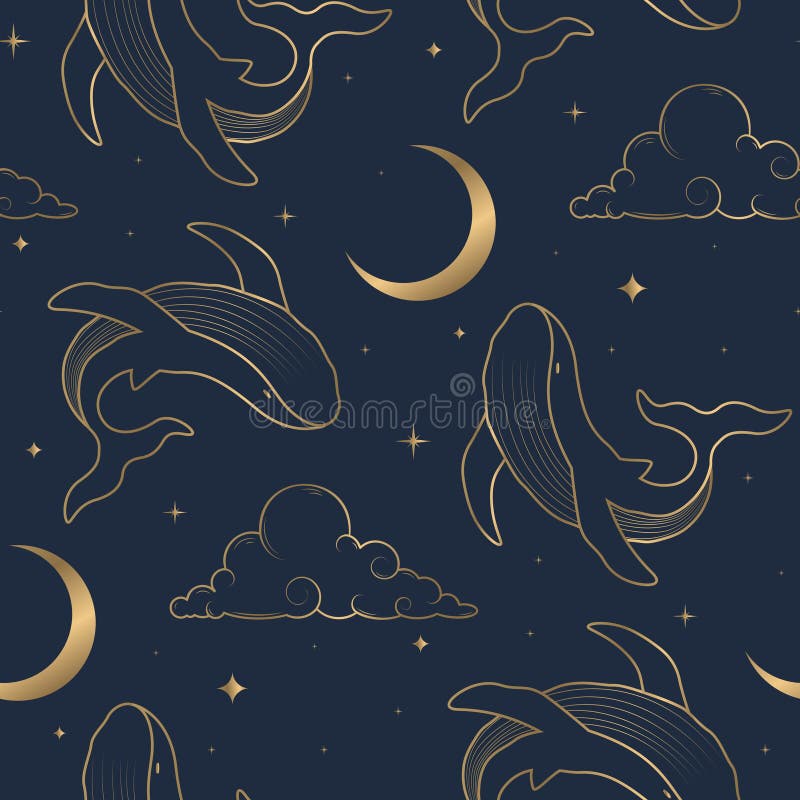 Fantasy seamless pattern stock vector. Illustration of seamless - 308893807