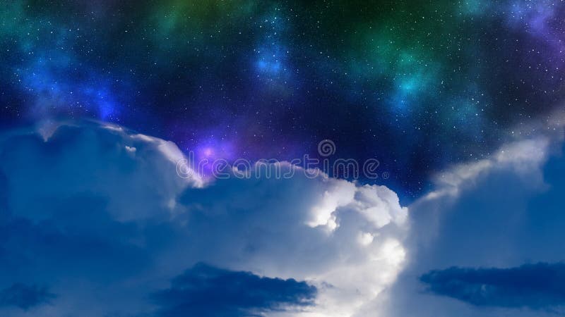 Fantasy sky stock illustration. Illustration of mystical - 92933161