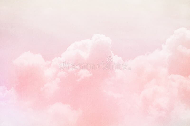 Fantasy Sky and Cloud with Pastel Gradient Color Stock Photo - Image of ...