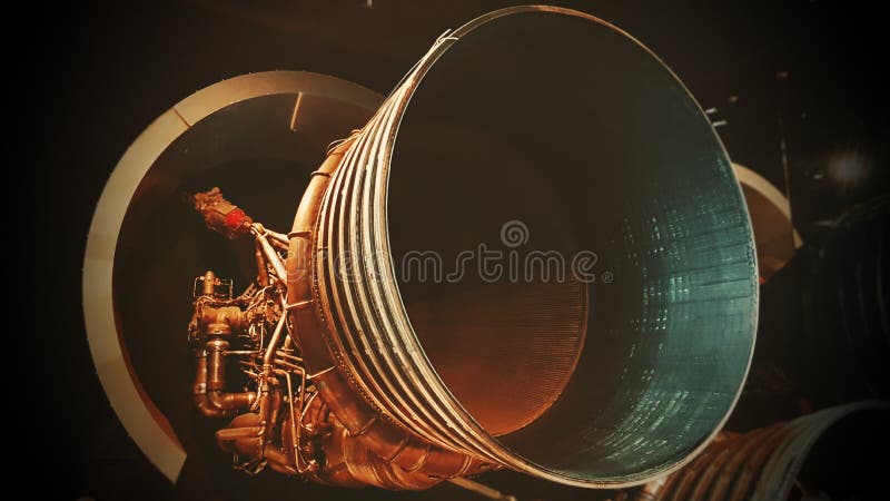 Fantasy Spaceship Rocket Engine Exhaust Stock Photo - Image of hands ...
