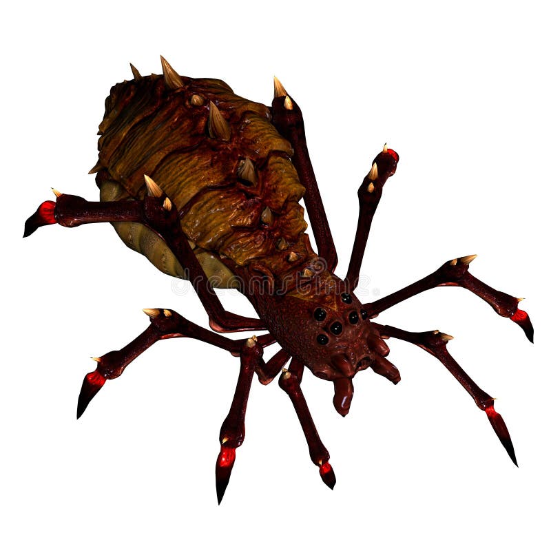 Fantasy Spider stock illustration. Illustration of detail - 17058629