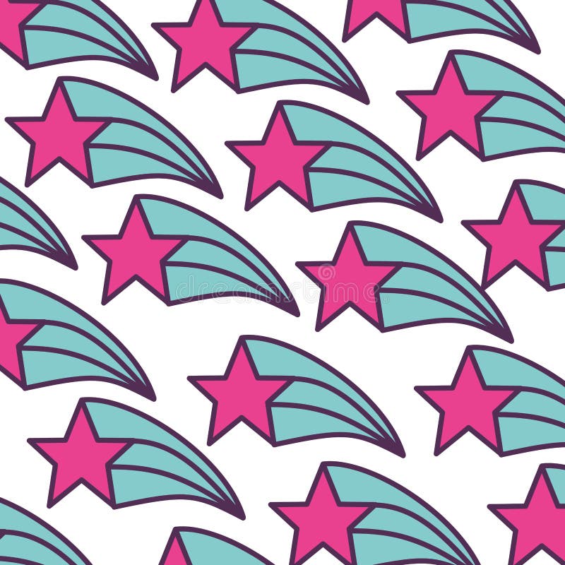 Fantasy star pattern icon stock vector. Illustration of flying - 91958761