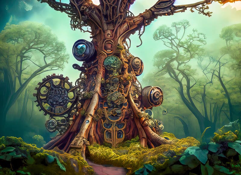 Steampunk Forest Stock Illustrations – 3,848 Steampunk Forest Stock ...