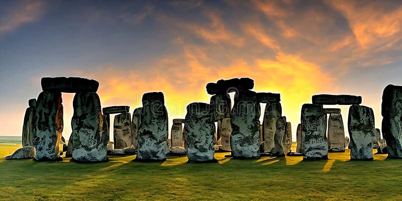 Stonehenge Monument Amesbury Ai Generated Stock Photos - Free & Royalty ...