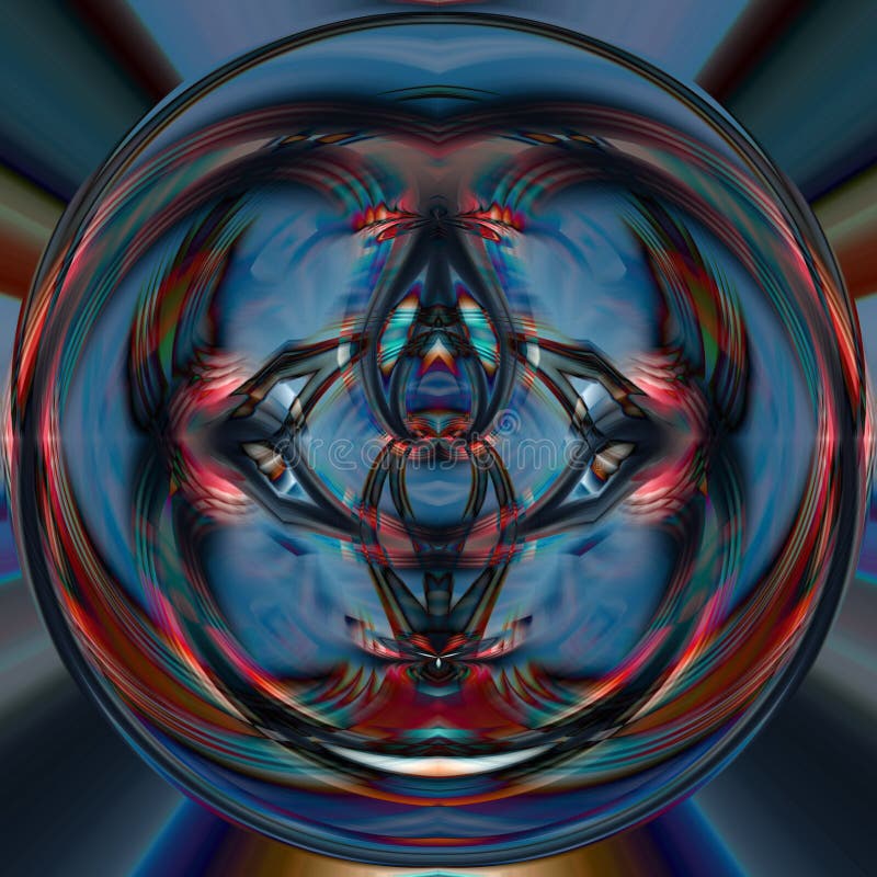 Fantasy Symmetrical Pattern. Beautiful Abstract Background for Design ...