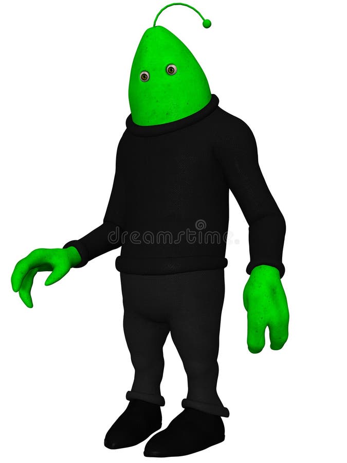 Fantasy Toon Alien stock illustration. Illustration of scifi - 40729857