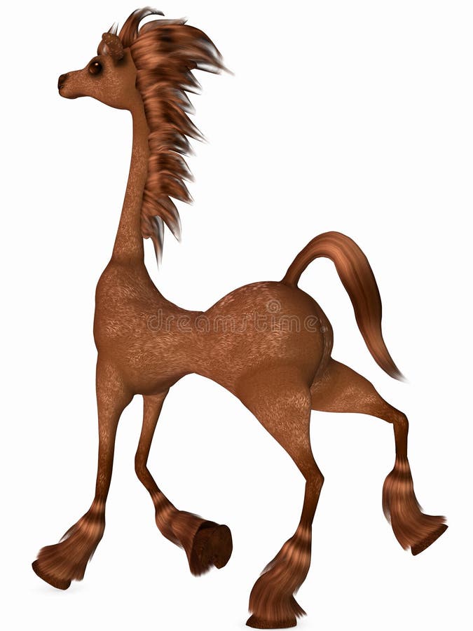 Fantasy Toon Animal stock illustration. Illustration of model - 10425442