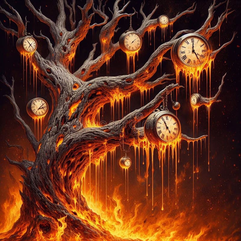 Fantasy tree artwork stock illustration. Illustration of artwork ...