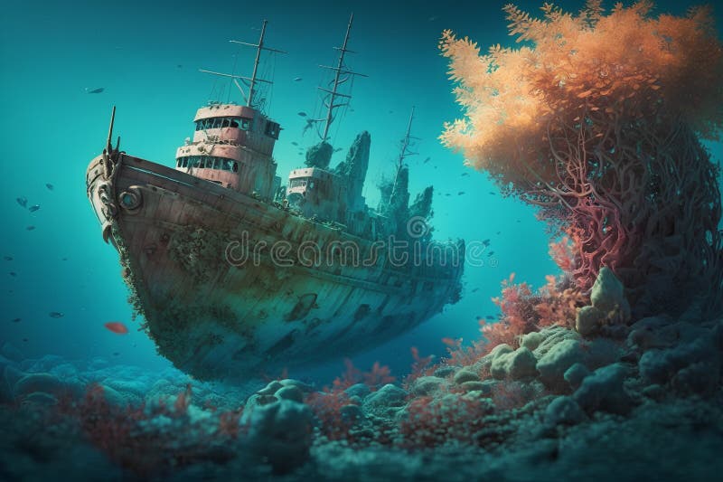 Fantasy Shipwreck Stock Illustrations – 794 Fantasy Shipwreck Stock ...