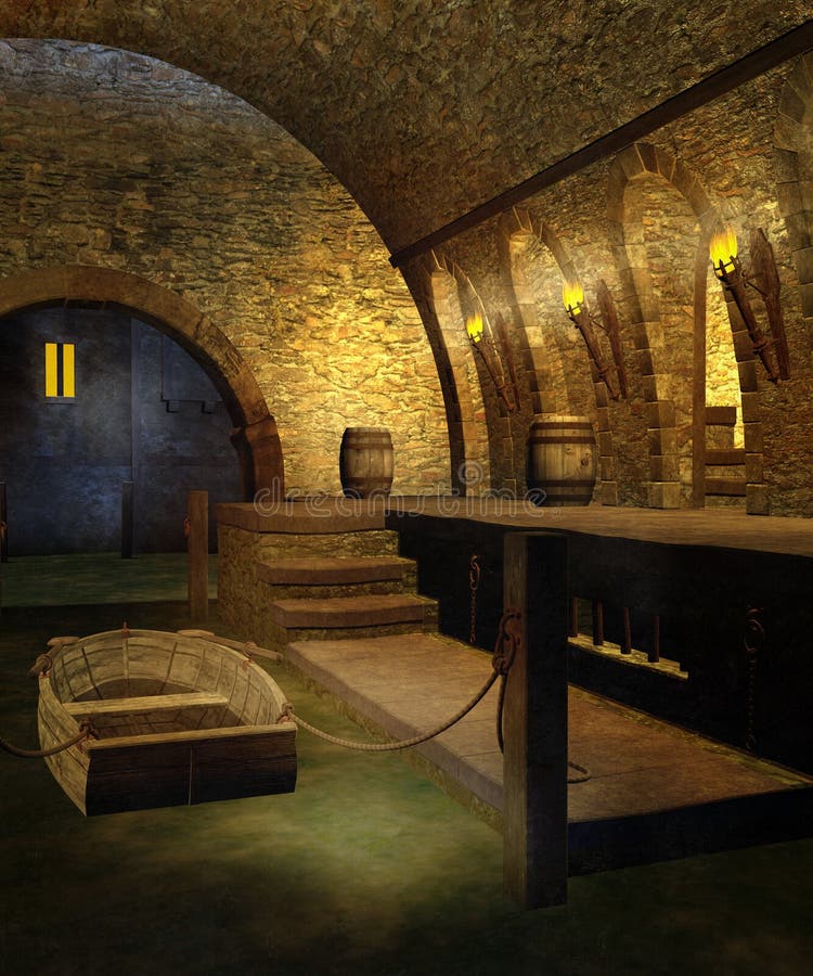 Fantasy vault 1 stock illustration. Illustration of vault - 13461405