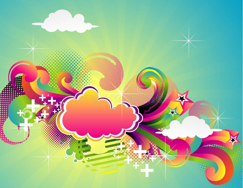 Fantasy Vector Illustration Stock Vector - Illustration of shape ...