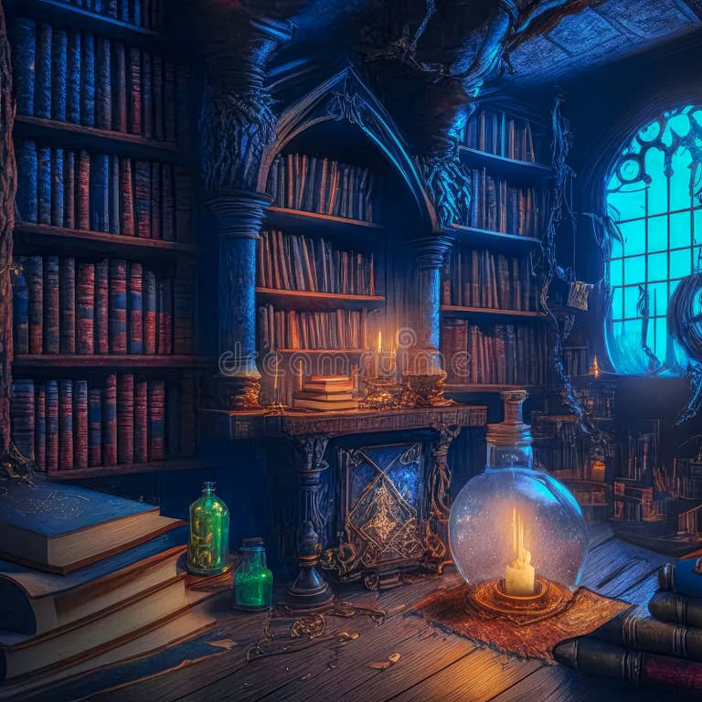 2,083 Ai Fantasy Library Stock Photos - Free & Royalty-Free Stock ...