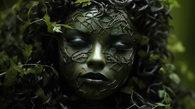 Fantasy Wallpaper of Creative Manipulation Stock Illustration ...