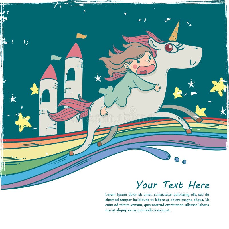 Fantasy Wallpaper. Vector Illustration Decorative Background Design ...