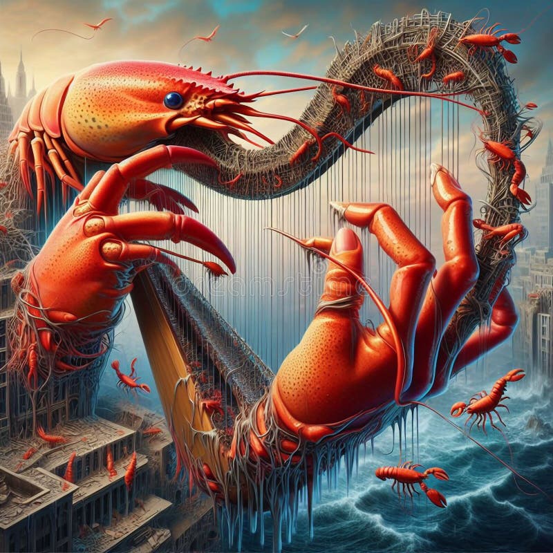 Fantasy water creatures stock illustration. Illustration of animal ...