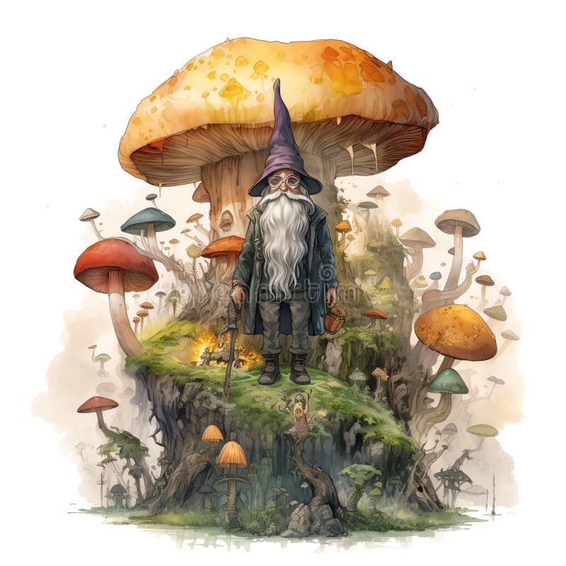Whimsical Wizard Stock Illustrations – 580 Whimsical Wizard Stock ...
