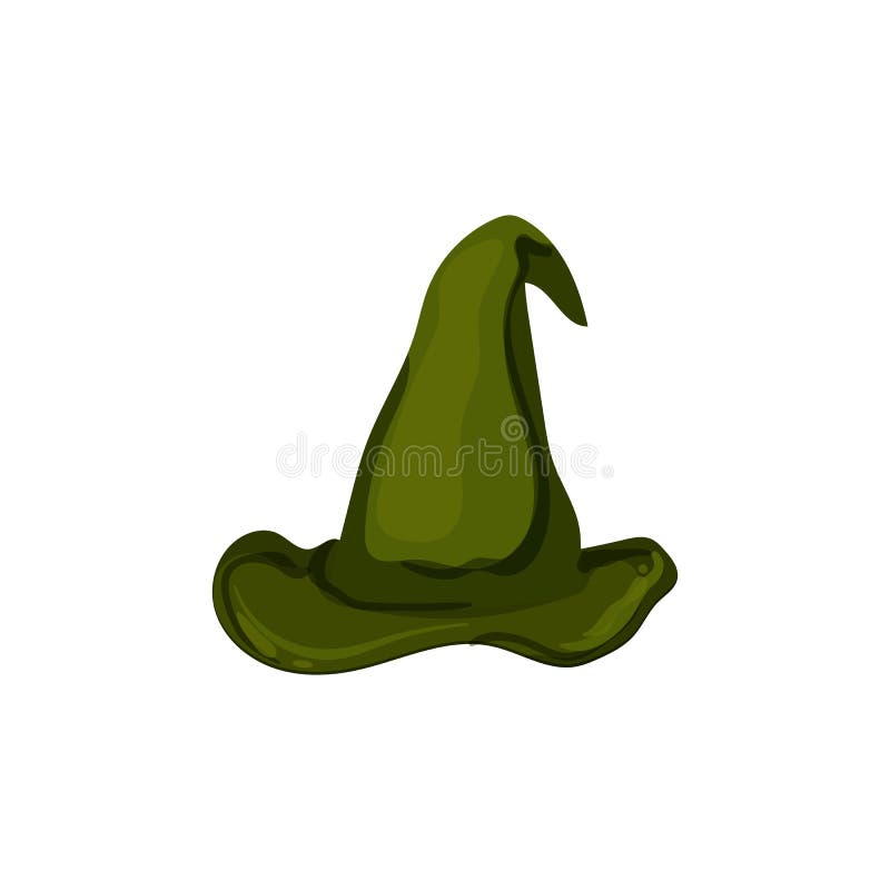 Fantasy Wizard Hat Cartoon Vector Illustration Stock Illustration Illustration Of Spooky
