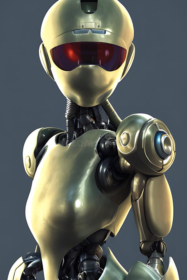 Fantasy Woman Robot, Great Design for Any Purposes Stock Illustration ... Fantasy Woman Robot, Great Design for Any Purposes Stock Illustration ...