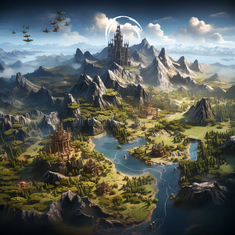 Mystical Map Stock Illustrations – 913 Mystical Map Stock Illustrations ...