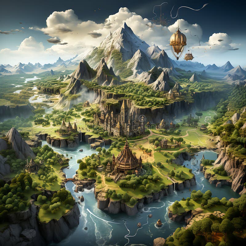 Mystical Map Stock Illustrations – 913 Mystical Map Stock Illustrations ...