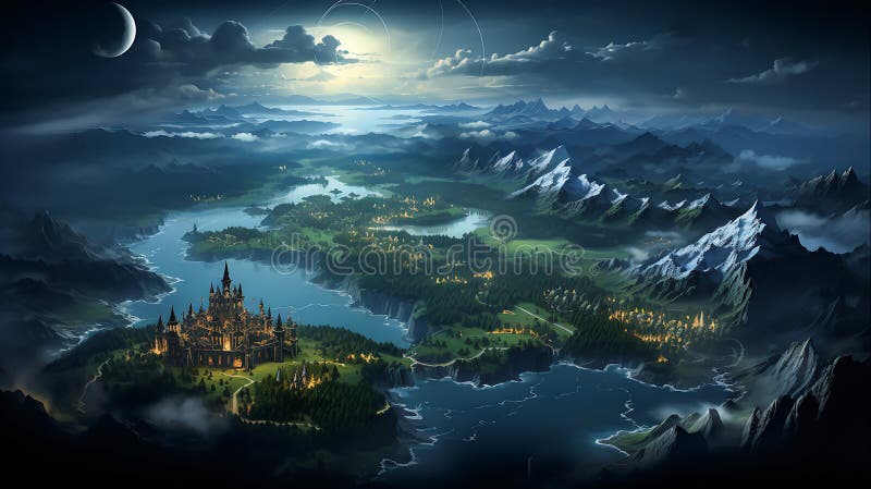 Mystical Map Stock Illustrations – 913 Mystical Map Stock Illustrations ...