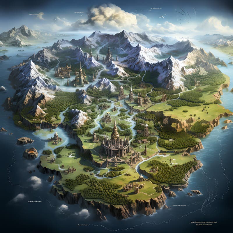 Mystical Map Stock Illustrations – 913 Mystical Map Stock Illustrations ...