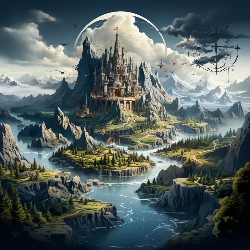 Mystical Map Stock Illustrations – 913 Mystical Map Stock Illustrations ...