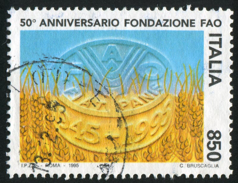 FAO emblem editorial photo. Image of cornfield, organization - 236007516