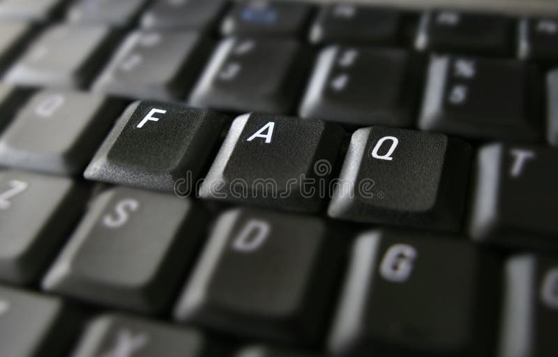 FAQ button stock photo. Image of question, online, button - 3355786