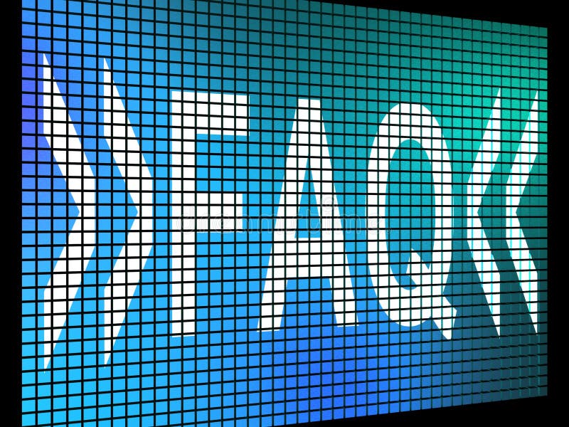 FAQ on Blue Screen Showing Information and Answers Stock Illustration ...