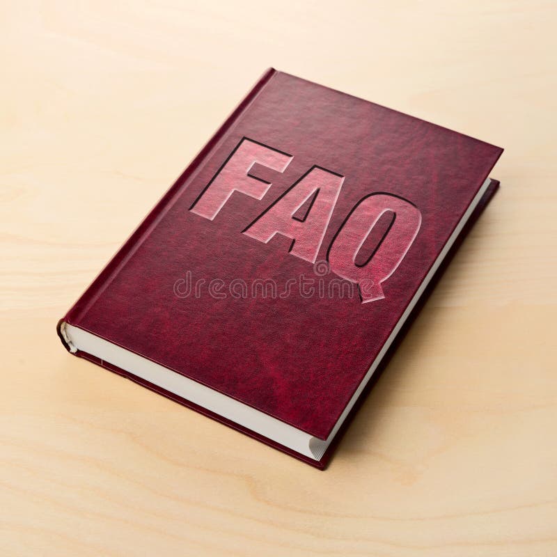 FAQ Book. Frequently Asked Question. Stock Photo - Image of information ...