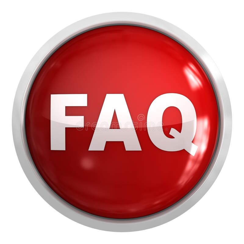 Isolated Faq Button stock illustration. Illustration of symbol - 137259926