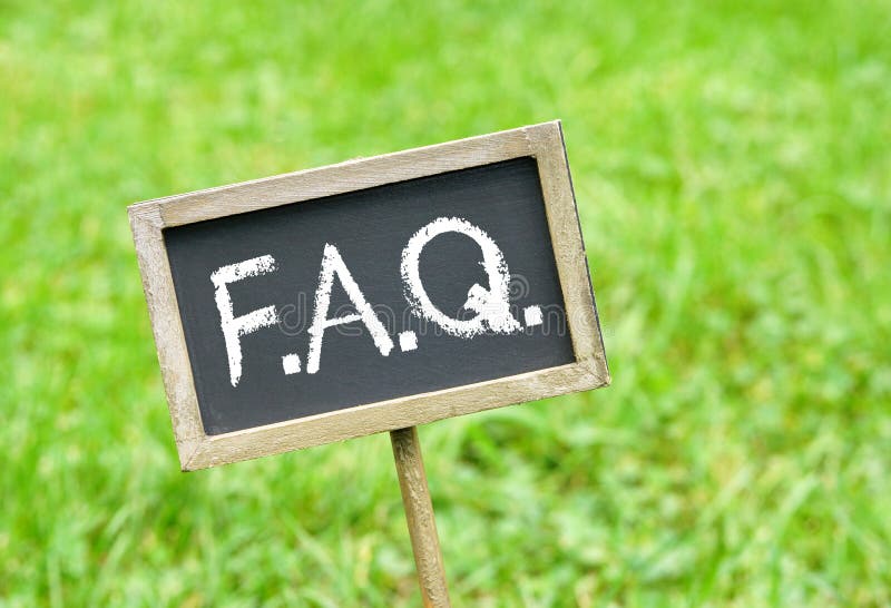 FAQ, question blackboard stock image. Image of green - 20853117