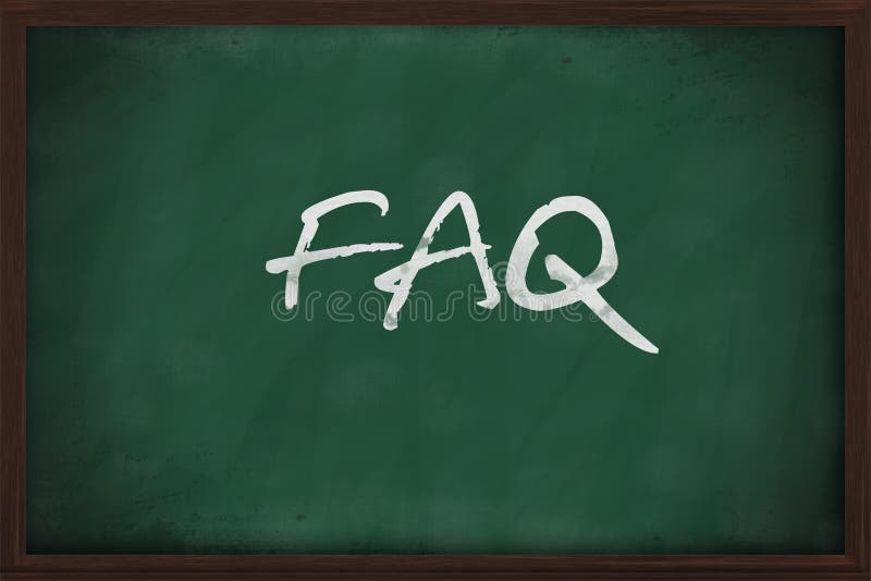 FAQ, question blackboard stock image. Image of green - 20853117